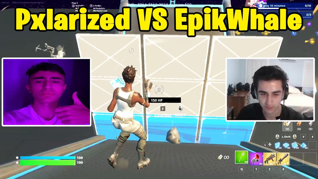 Pxlarized VS Epikwhale 1v1 Buildfights! - YouTube