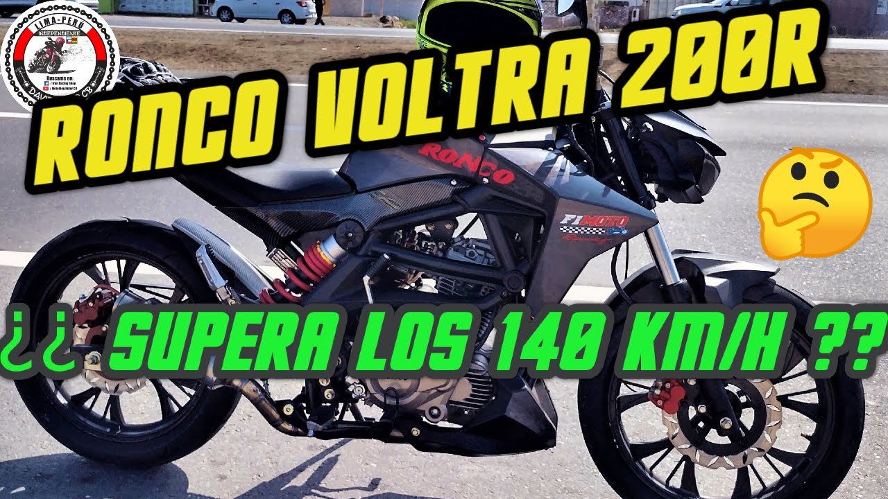 💥 RONCO VOLTRA 200R | ¿ Supera los 140km/h ?🤔| PRUEBA DE MANEJO💥 # ...