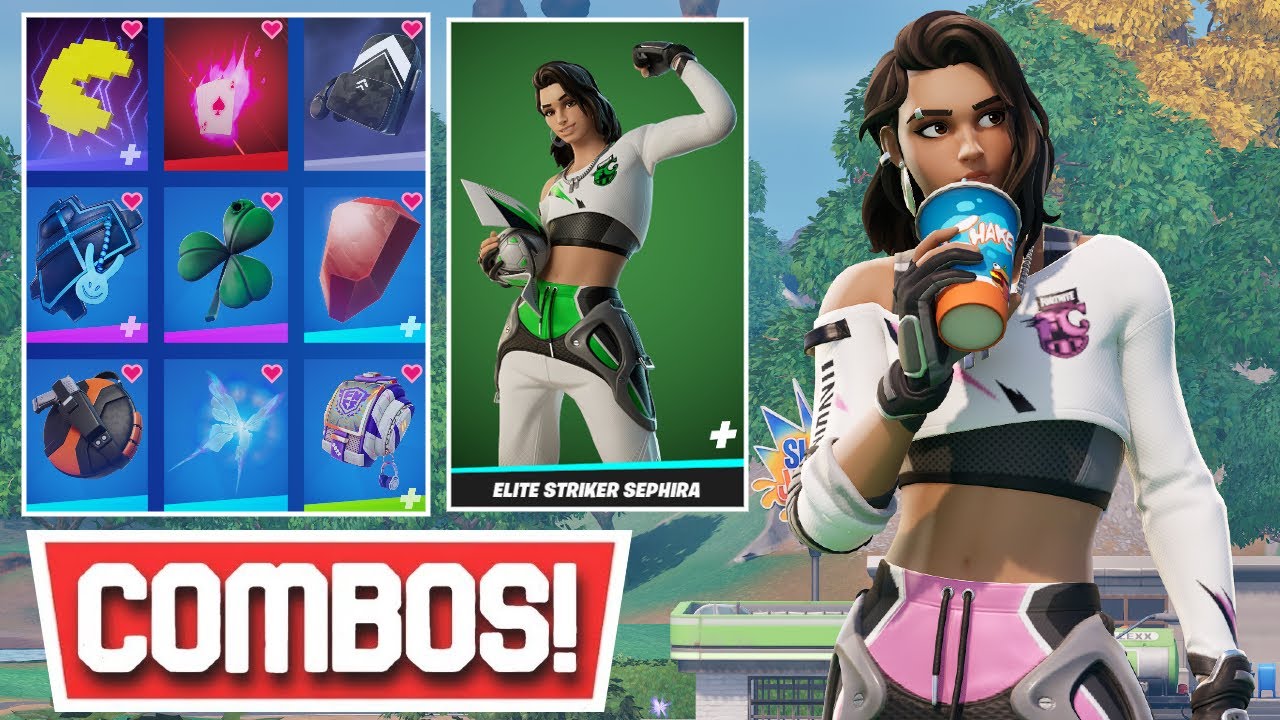 *NEW* BEST ELITE STRIKER SEPHIRA SKIN COMBOS [ALL STYLES]! | Fortnite ...