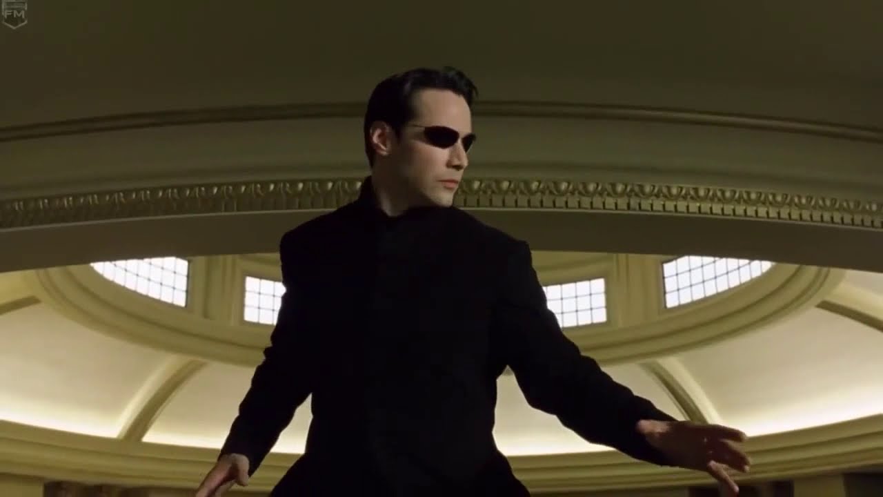 Matrix ( fight scene of key maker) Neo - YouTube