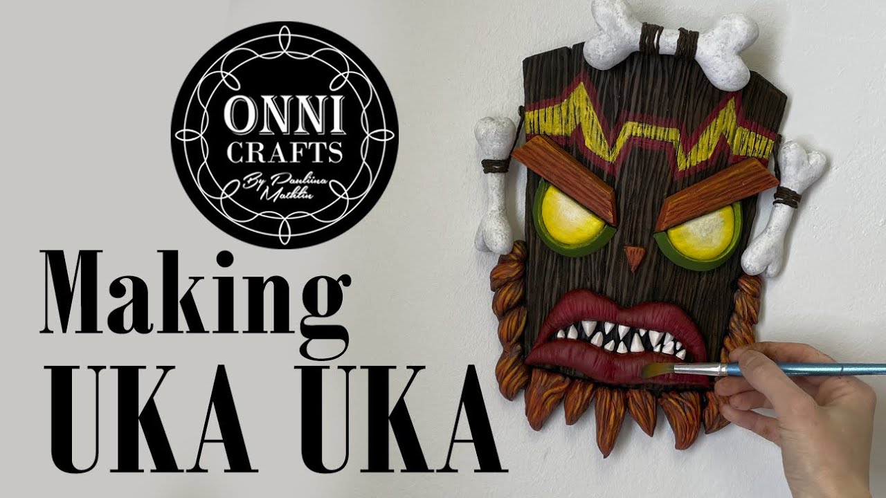 Making UKA UKA mask from gym mat // Scratch build - YouTube