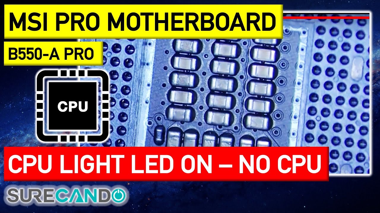 Msi B550 A Pro Am4 Atx Motherboard Cpu Error Code Led Amd Ryzen 5 5500