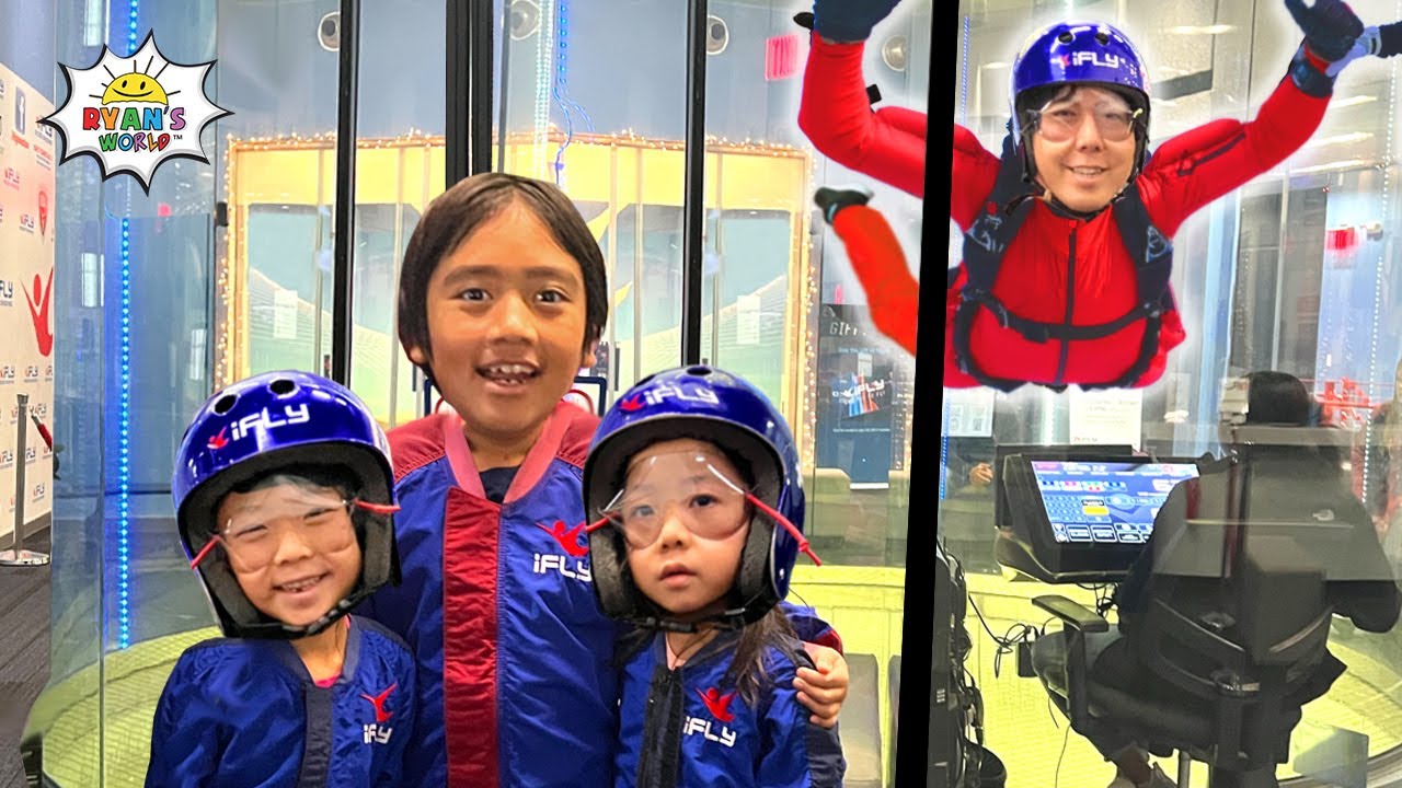 Ryan learned how to Skydive at IFly with family! - YouTube