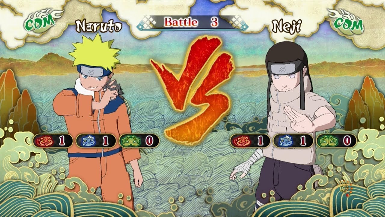 Naruto vs Neji Hyuga Fight | Naruto: Ultimate Ninja Heroes | Video ...