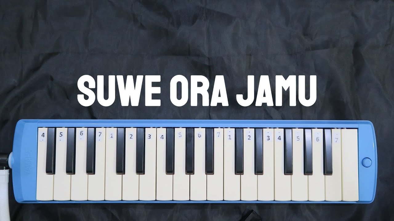 Not Angka Pianika Lagu Suwe Ora Jamu - YouTube