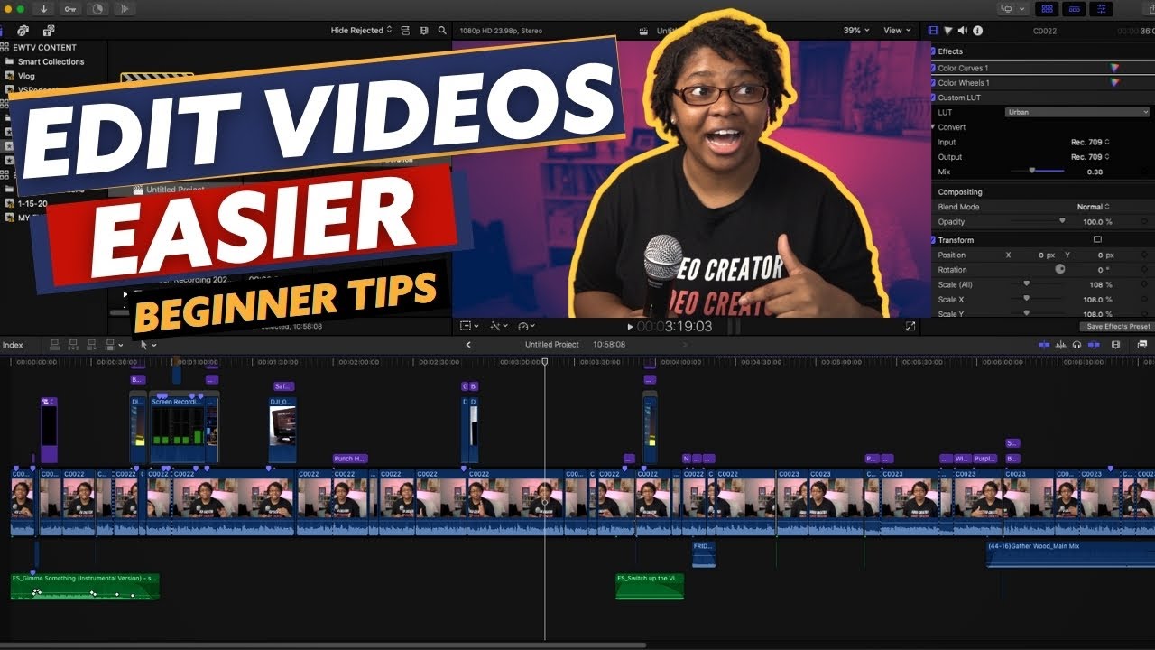 3 EASY Video Editing & Recording Tips for Beginners | Huge Headache ...