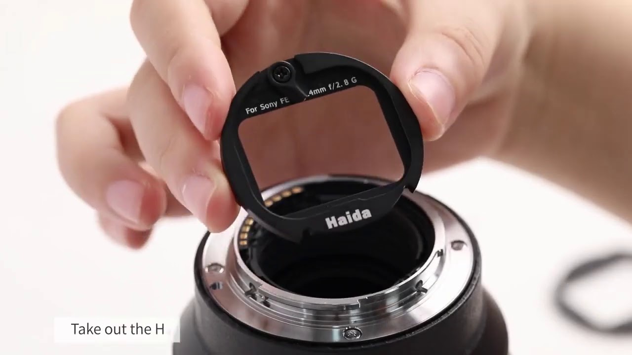 Como instalar los Rear lens filter para Sony FE 12 24mm F2 8 GM - YouTube