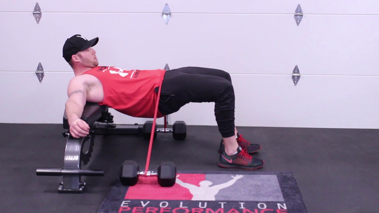 Banded Hip Raises - YouTube