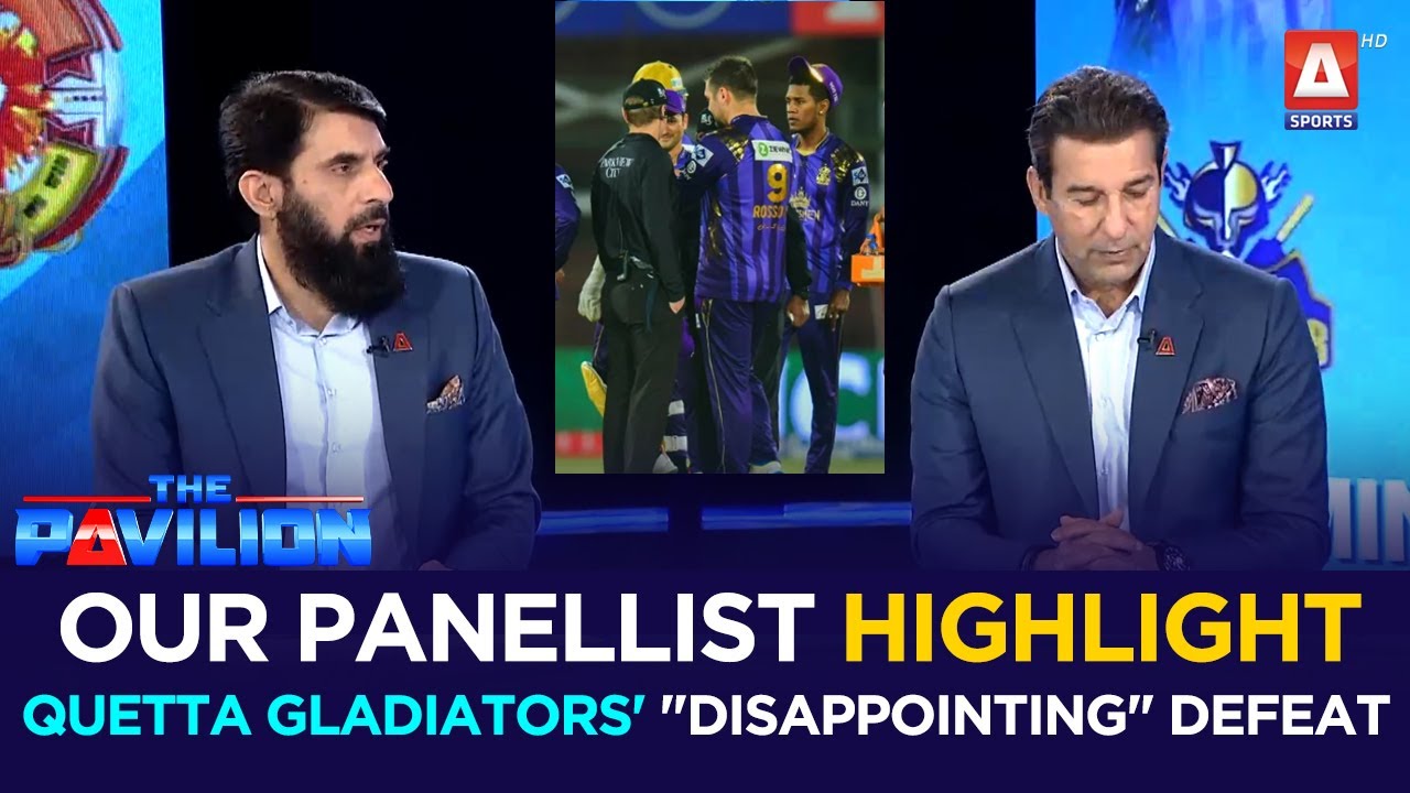 Wasim Akram and Misbah highlight Gladiators' shortcomings following ...
