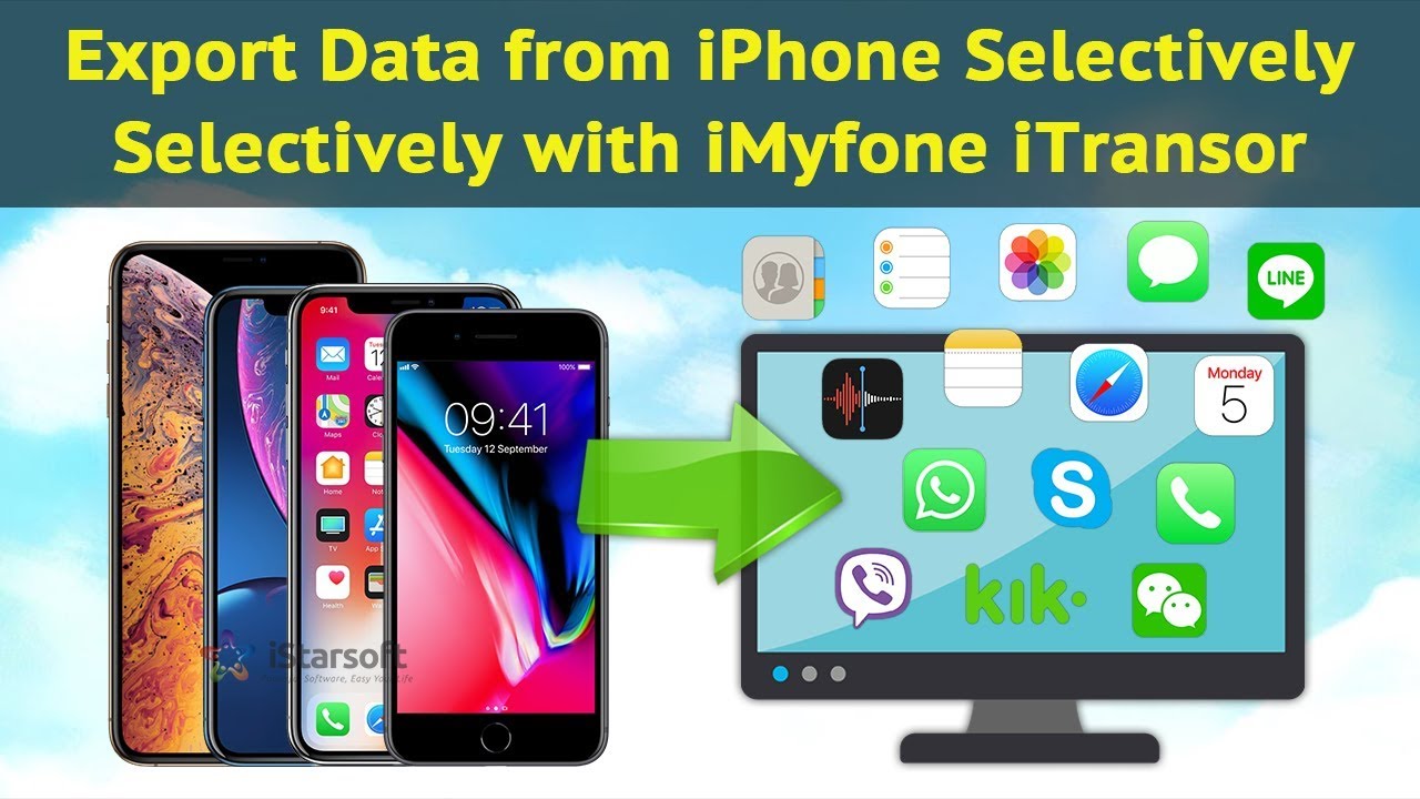 How to Export Data from iPhone Selectively with iMyfone iTransor - YouTube
