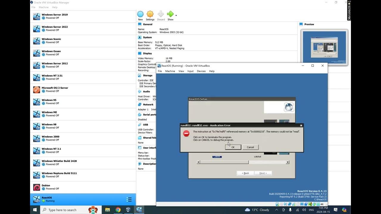 Installing ReactOS in Virtualbox (Tutorial) - YouTube