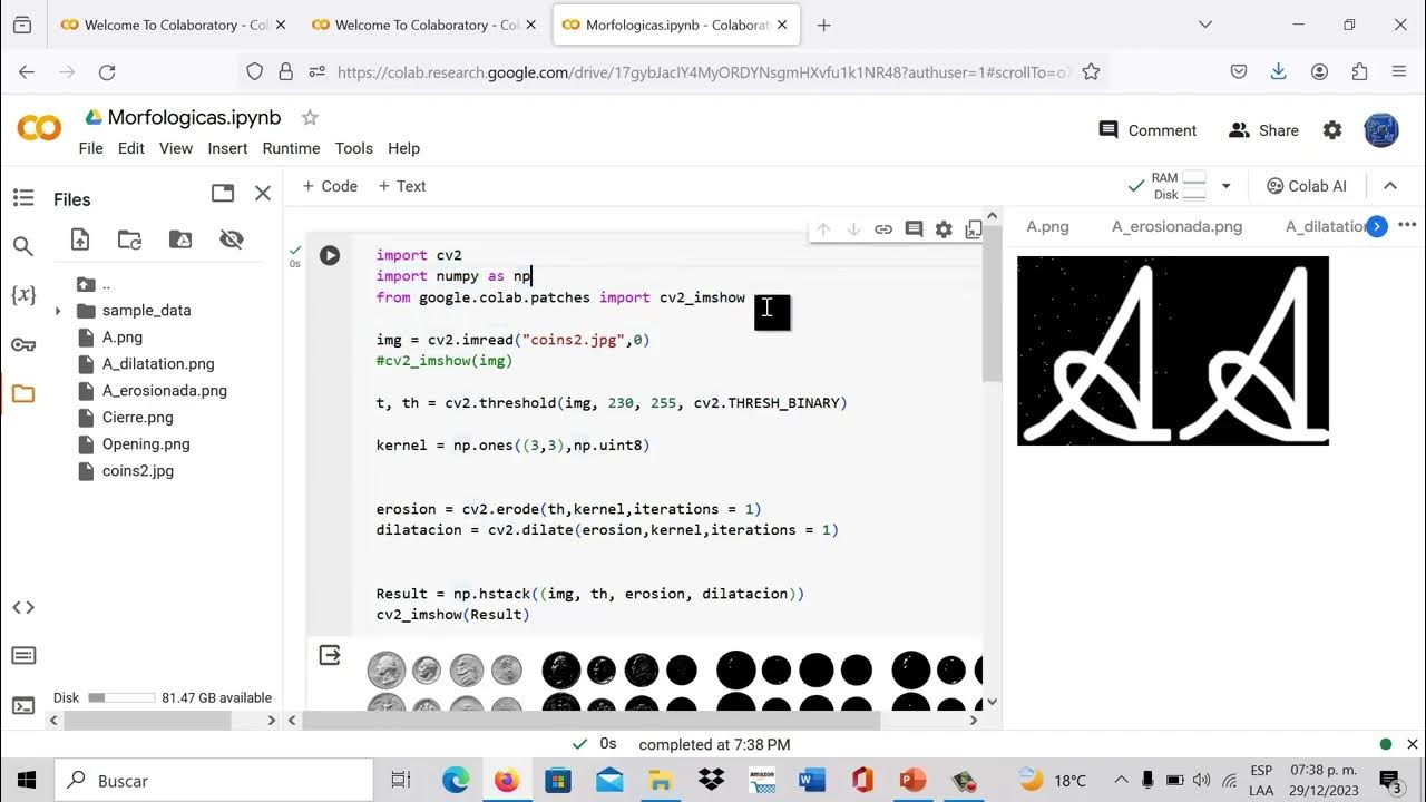 Operaciones morfologicas de imagenes usando OpenCV & Python - YouTube