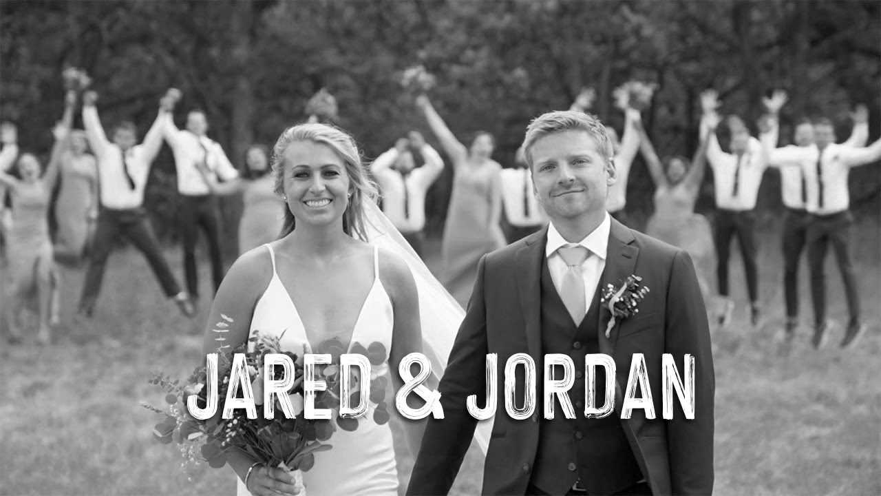 OUR WEDDING VIDEO Jared & Jordan - YouTube