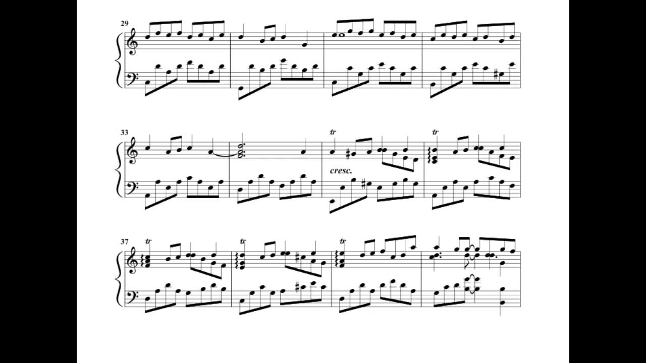 Prelude (original piece) audio with score - YouTube