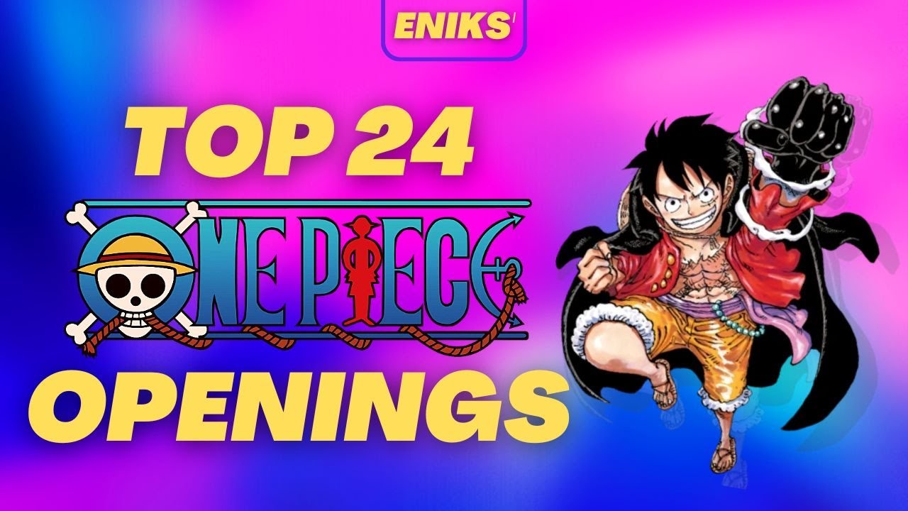 My Top 24 One Piece Openings - YouTube