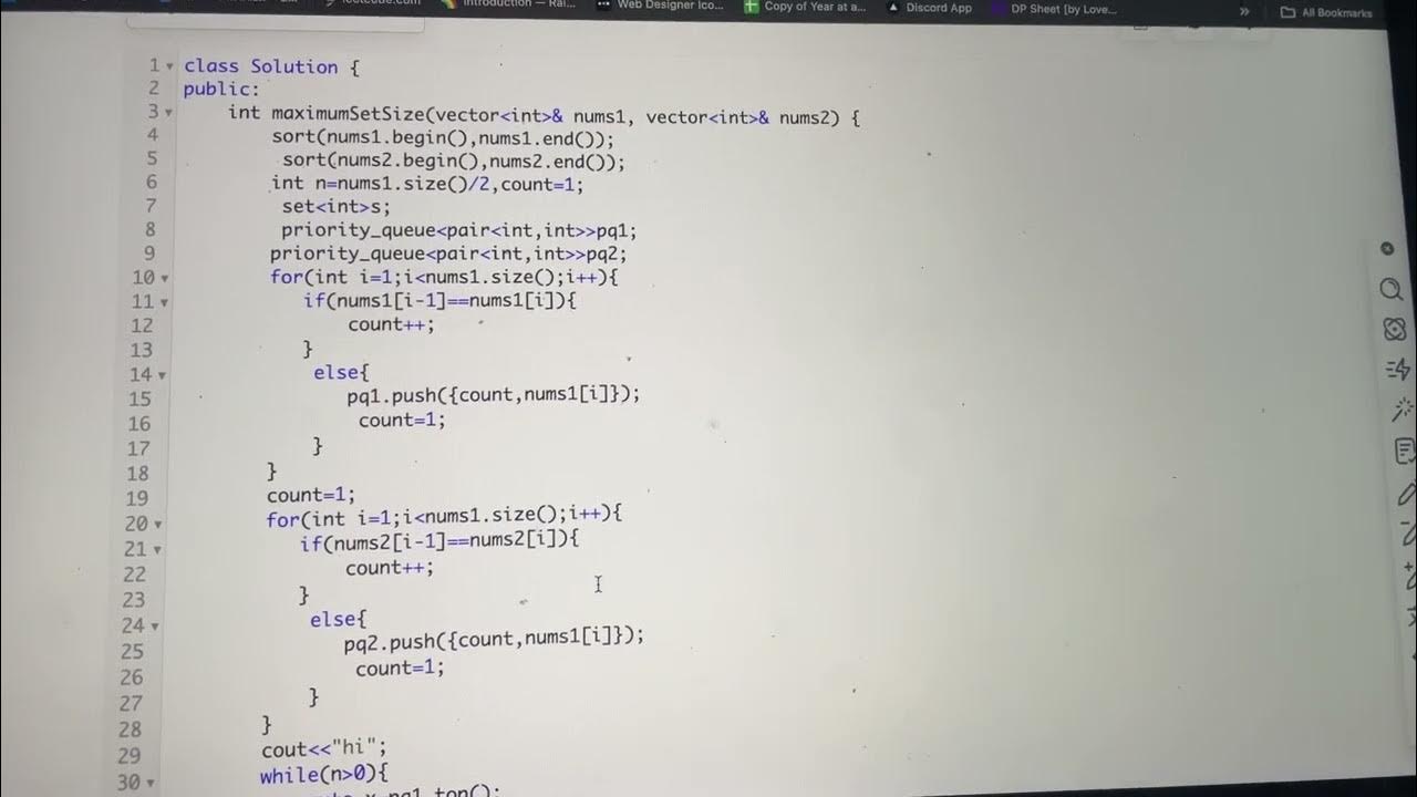 Leetcode Weekly Contest 379 Maximum Size Of A Set After Removalsminimum Moves To Capture A