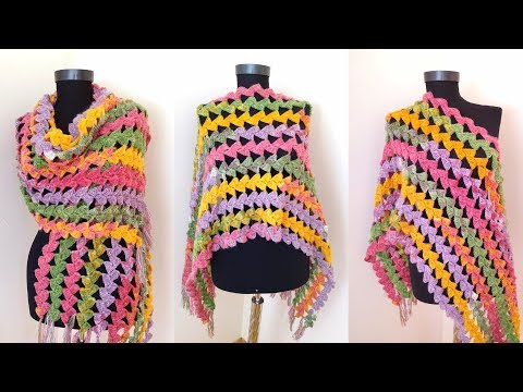 Çok Şık Sutaşı Modeli Şal Yapımı