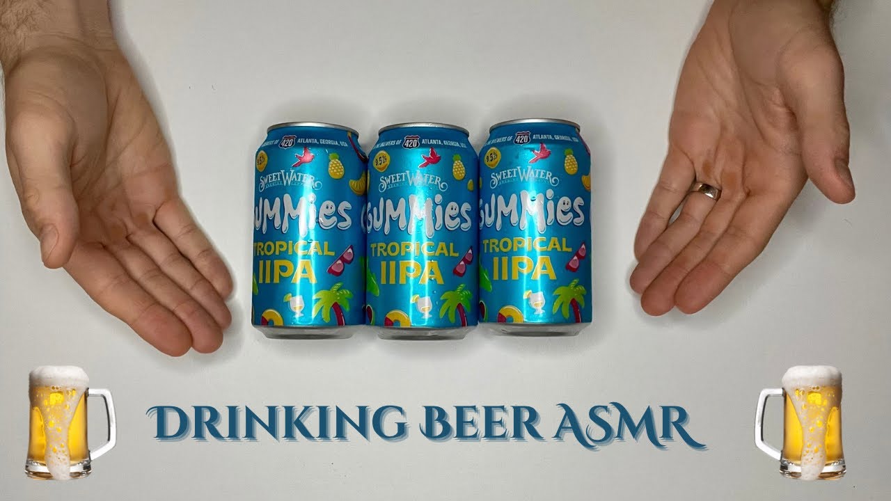 ASMR Beer Drinking (Sipping, Gulping, & Close-Up Mouth Sounds for Sleep ...