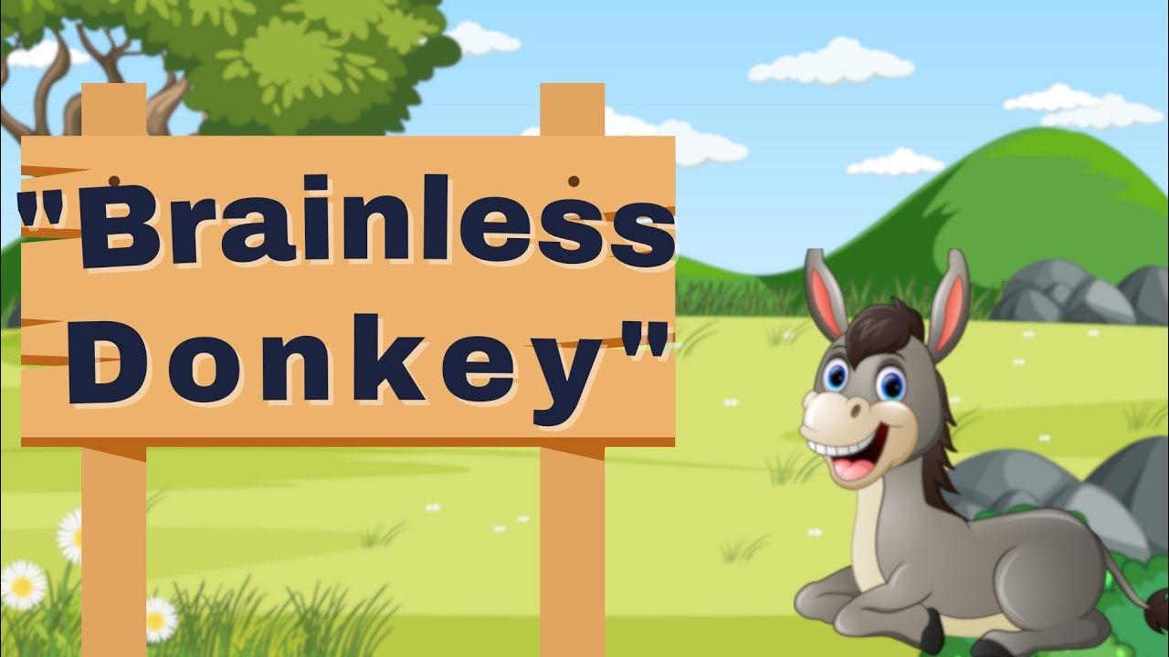 Brainless Donkey - Moral Stories For Kids | Moral Story | Short Story ...