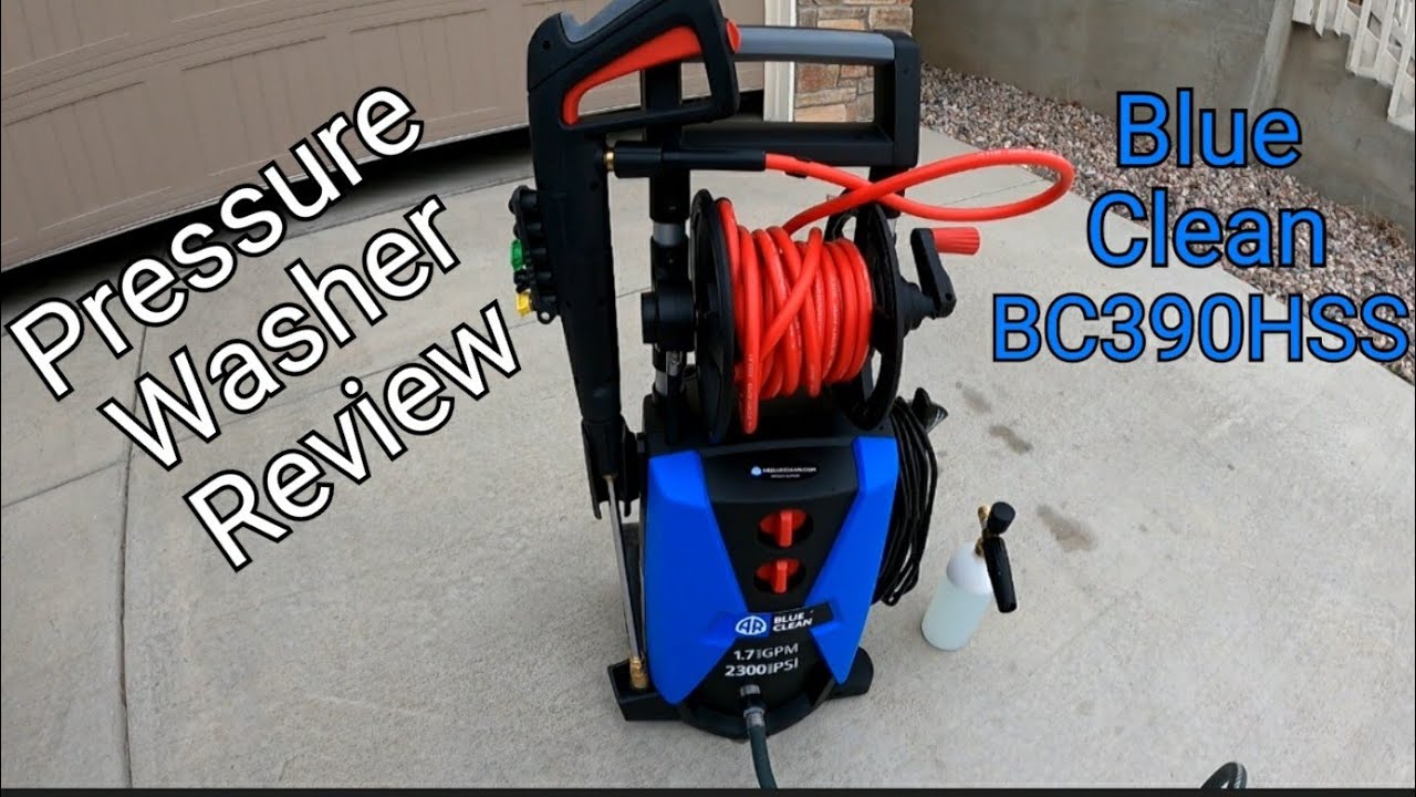 New Pressure Washer (unboxing) review Blue Clean BC390HSS - YouTube