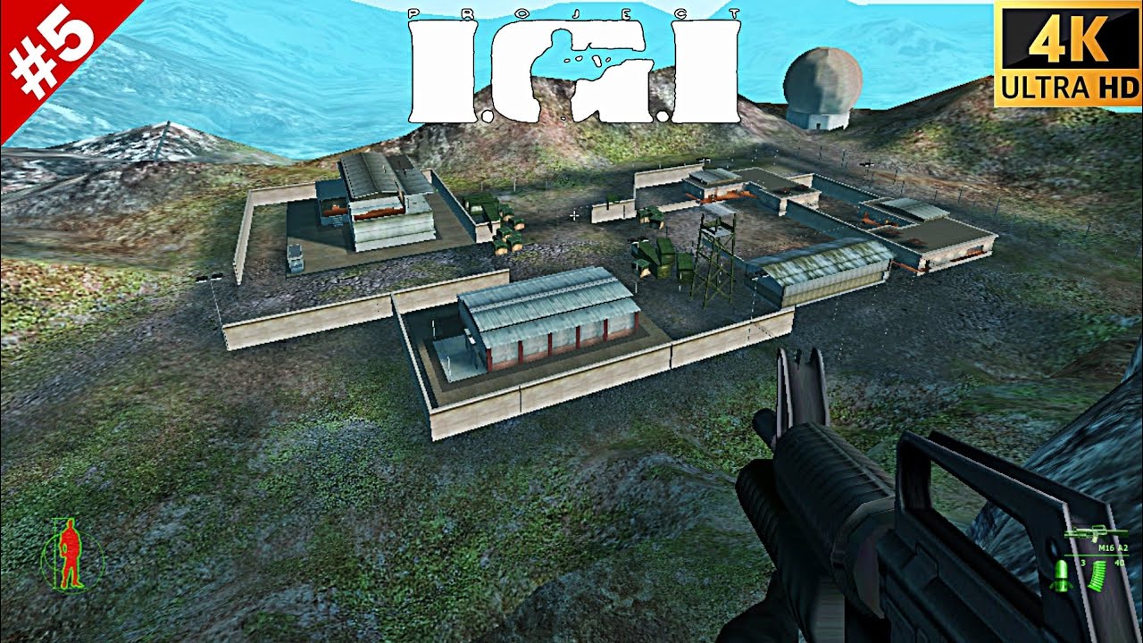 PROJECT IGI Mission #5 Radar Base Walkthrough Gameplay - YouTube