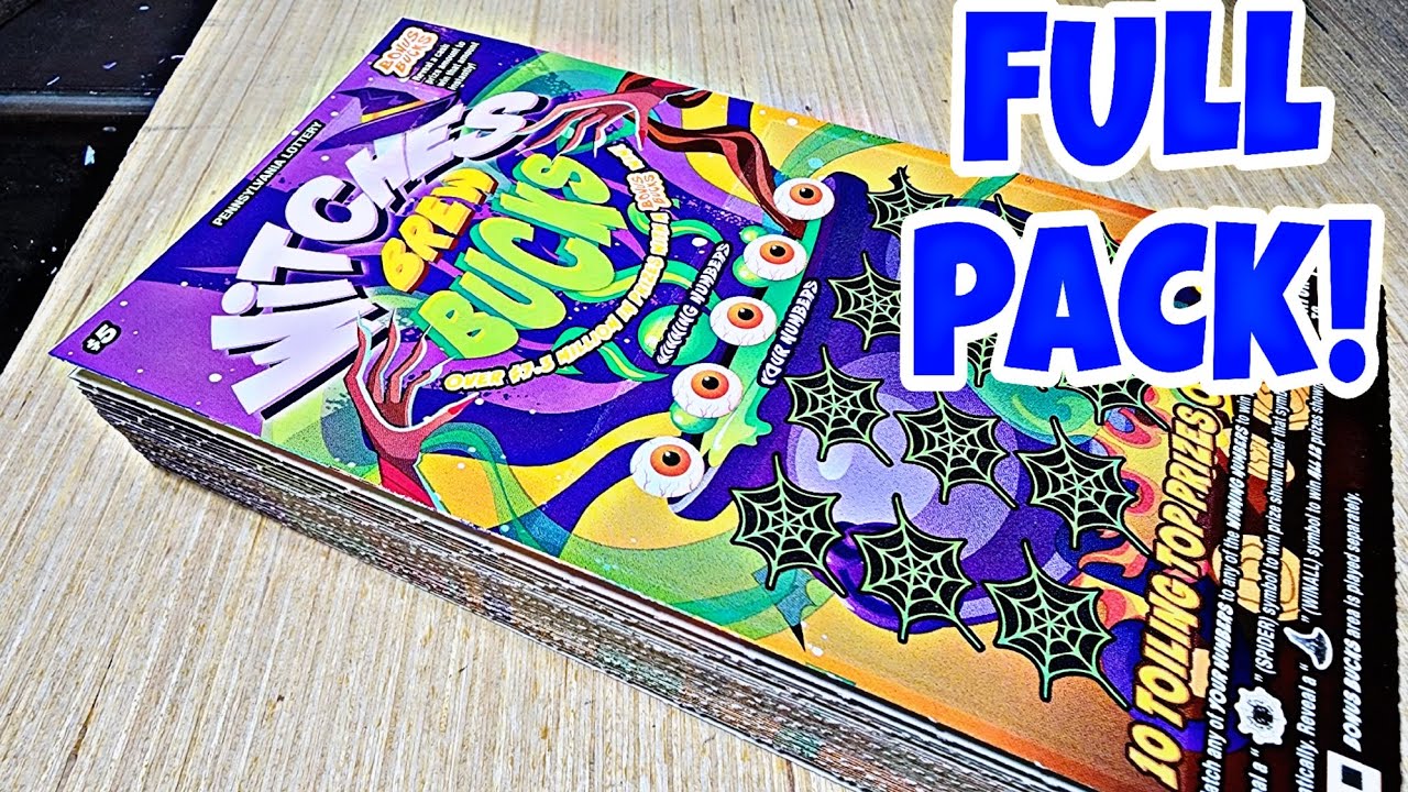 Entire Book Of Scratch Offs Biggest Wins Losses WITCHES BREW BUCKS entire-book-of-scratch-offs-biggest-wins-losses-witches-brew-bucks