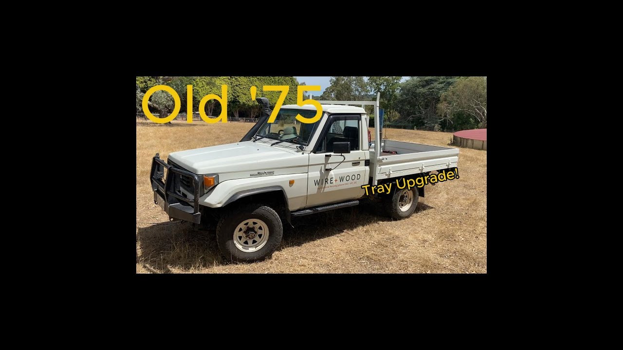 HZJ75 Ute Tray Upgrade - YouTube