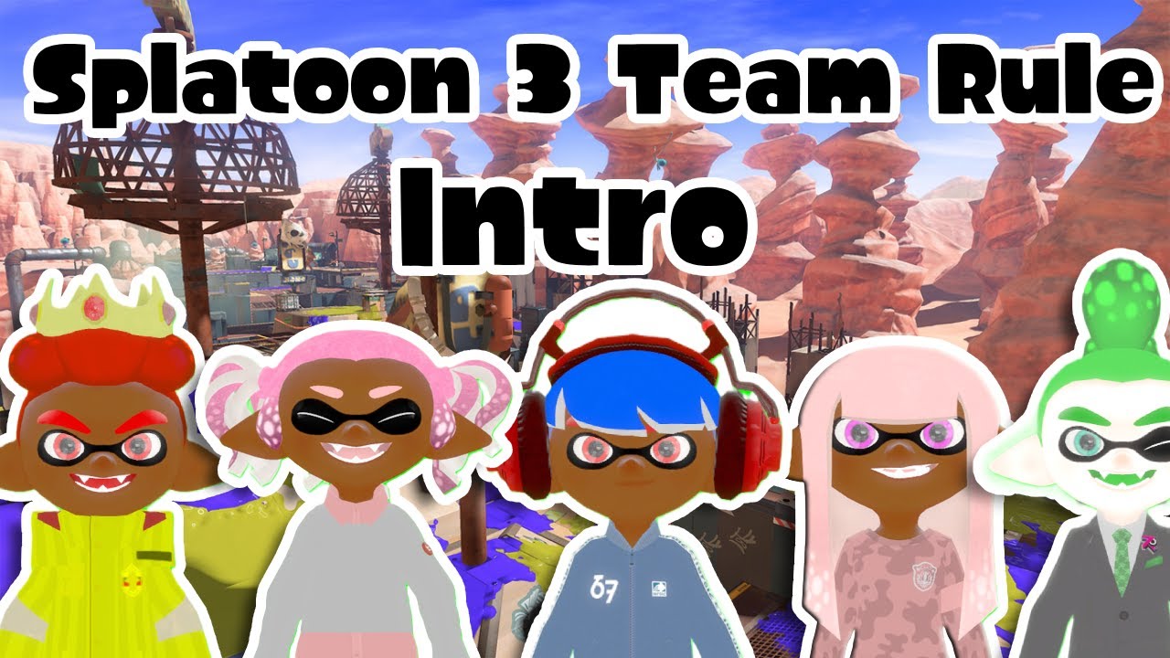 Splatoon 3 Team Rule Intro SFM Animation - YouTube