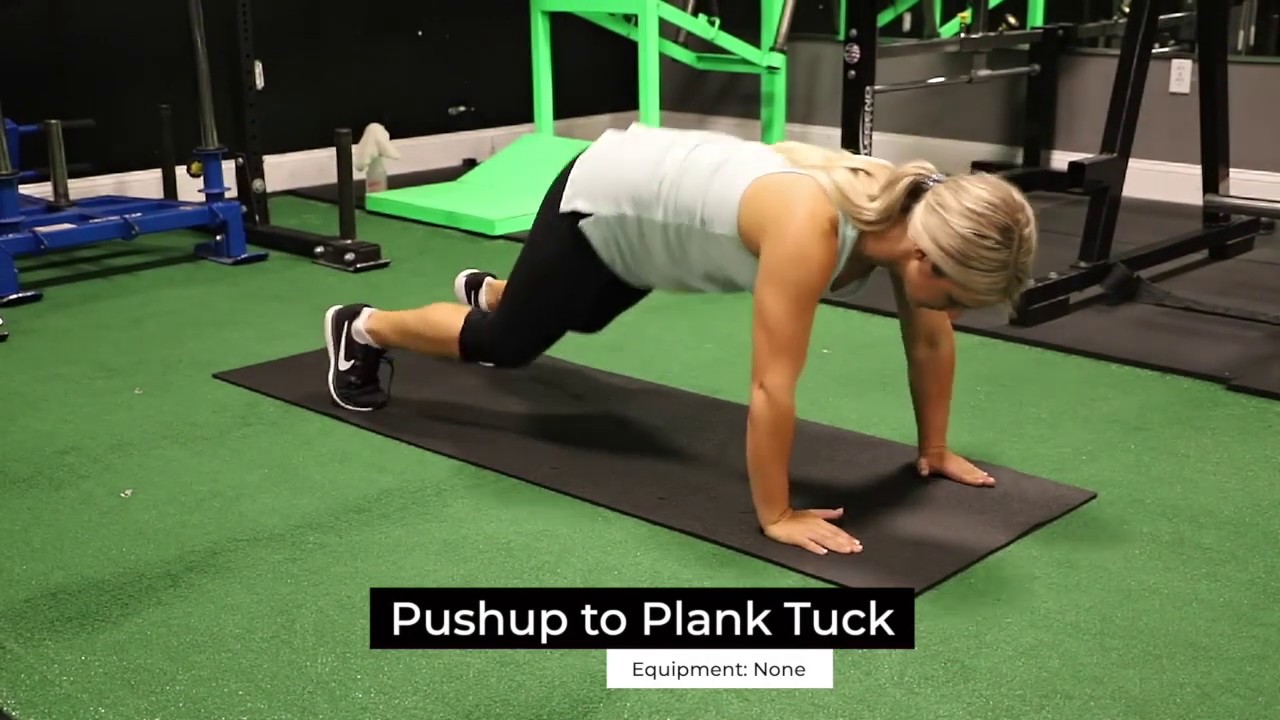 Pushup to Plank Tucks Tutorial - YouTube