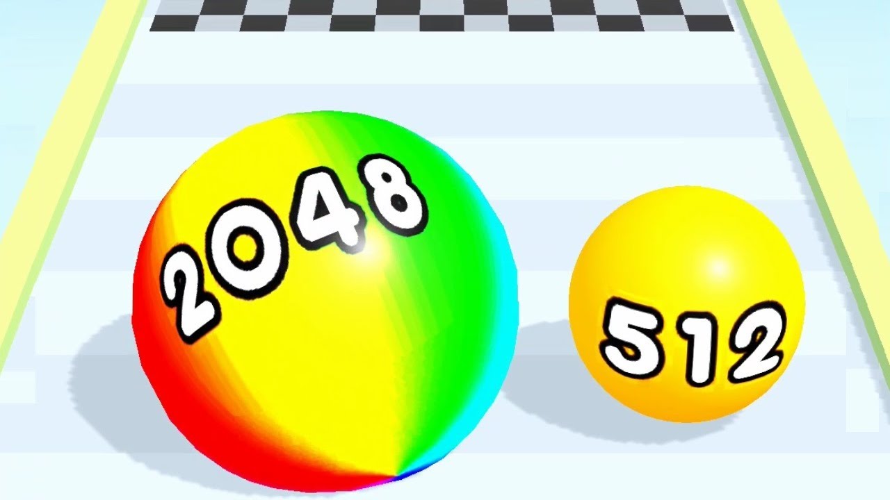 2048 Ball Game - Merge Number 4096 ! All Levels Gameplay Levels (80-84 ...