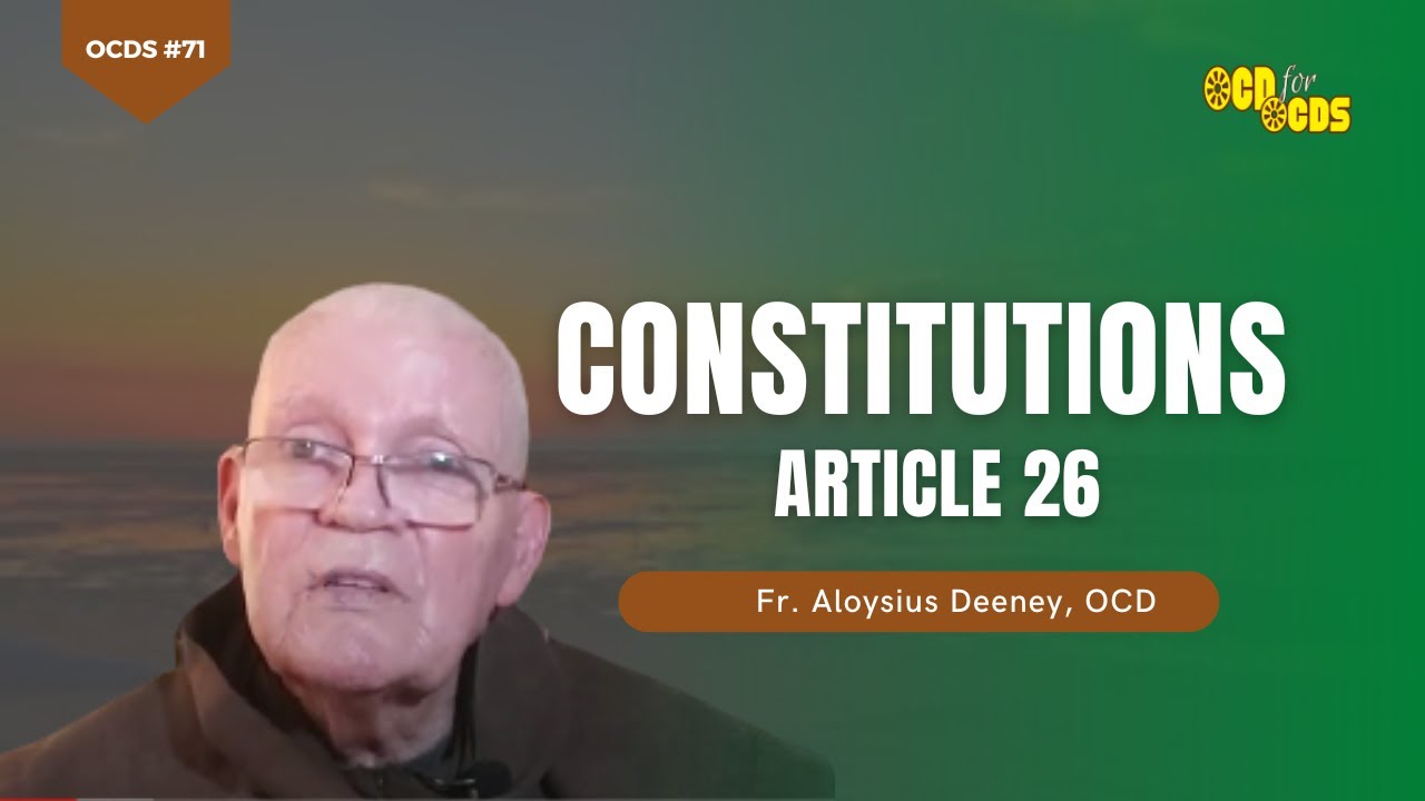 OCDS #71 - Constitutions Article 26 - YouTube