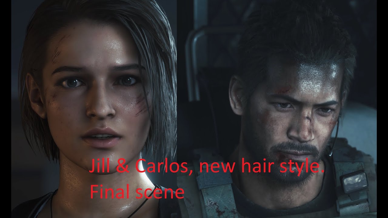 Resident Evil 3 Remake 2020 Jill&Carlos (original, new haircut) - YouTube