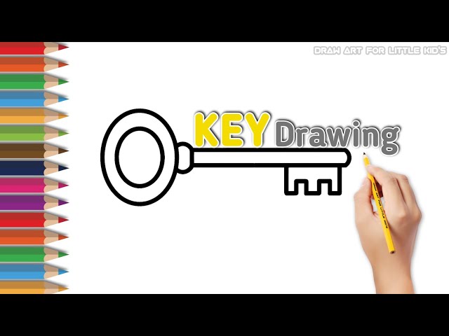 Key Drawing For Kids