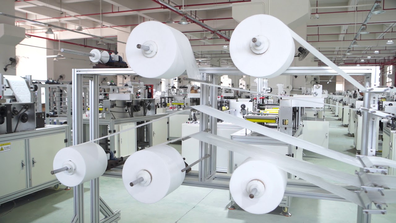 Part2: Semi-Automatic KN95/N95 Face Mask Making Machine - YouTube