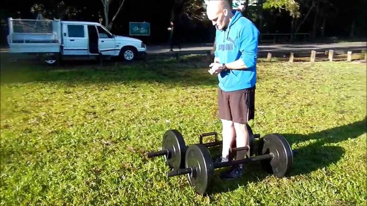 Farmers Walk 200m Strongman Conditioning - YouTube