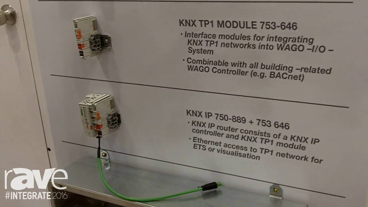 Integrate 2016: Wago Shows KNX IP Controllers on the KNX Stand - YouTube
