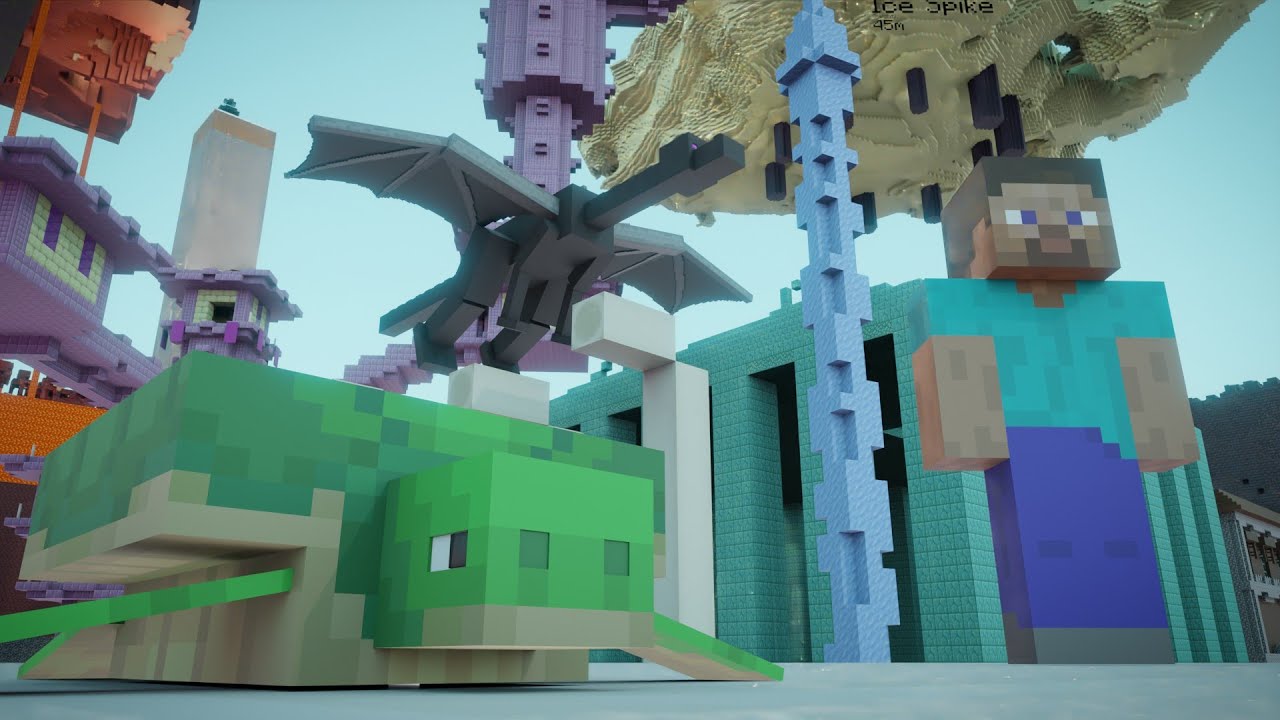 Minecraft Size Comparison - YouTube