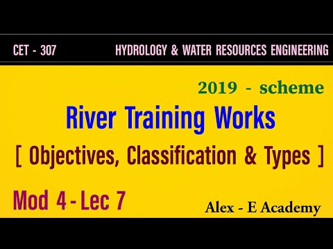 Water Resources Engineering | Lecture 23 | River Training - Types, Uses ...
