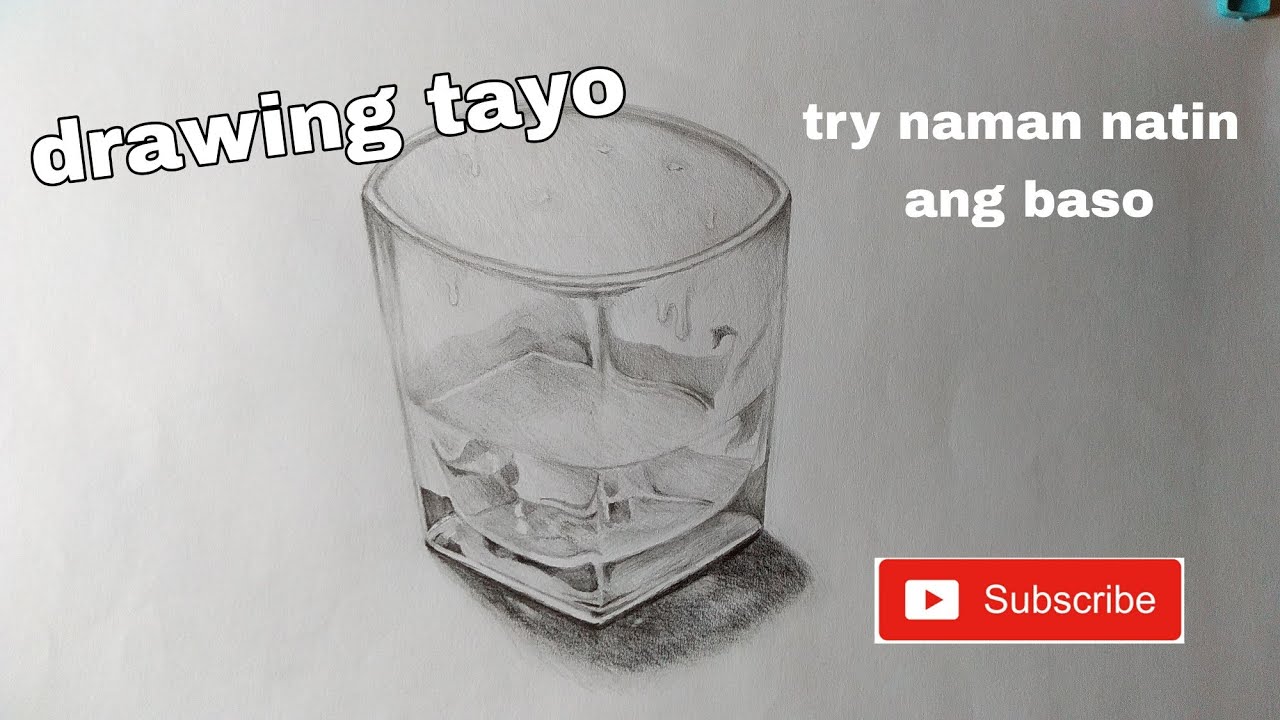 drawing ng baso.tutorial (time lapse) - YouTube