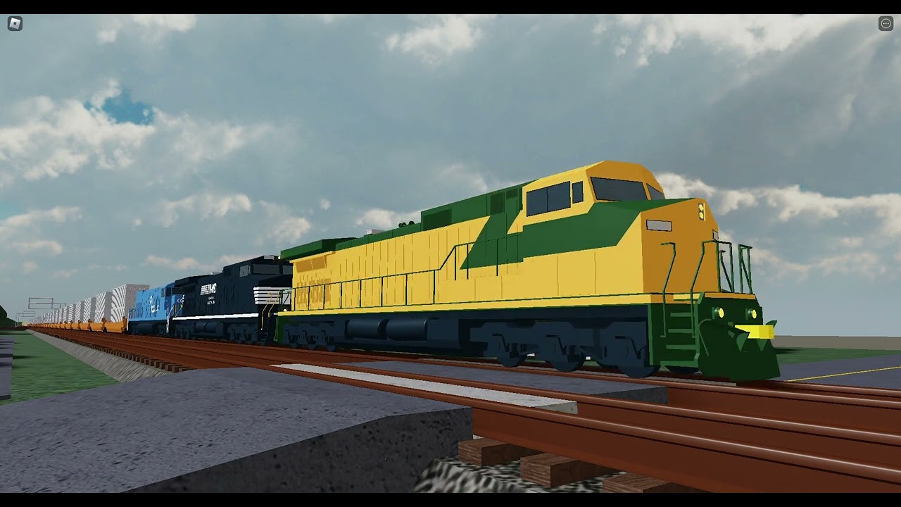 Southline District RO Scale (WIP): CNW - NS & Conrail Intermodal Train - YouTube