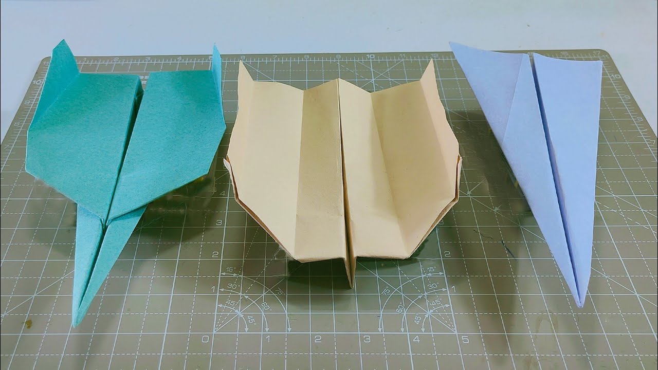 Top 3 World record paper airplanes - paper planes - YouTube