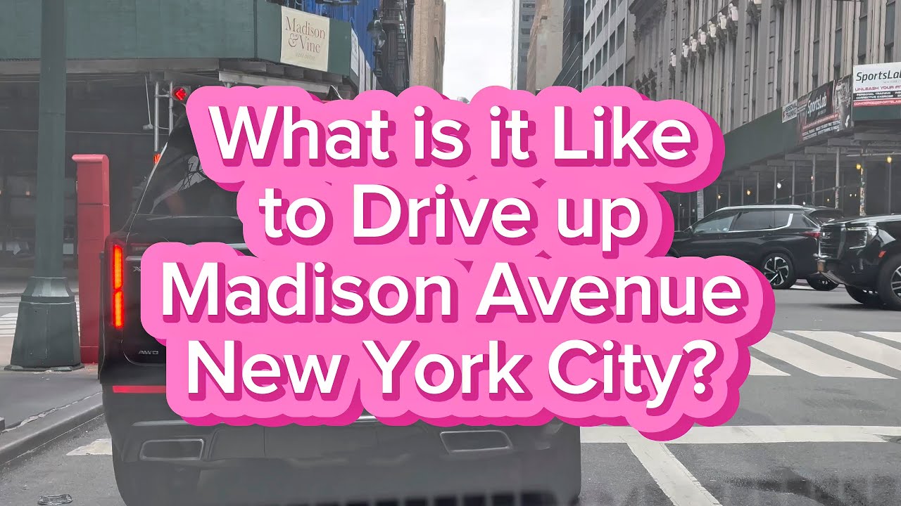A 4K 60 FPS Drive Up Park Avenue in NYC - YouTube