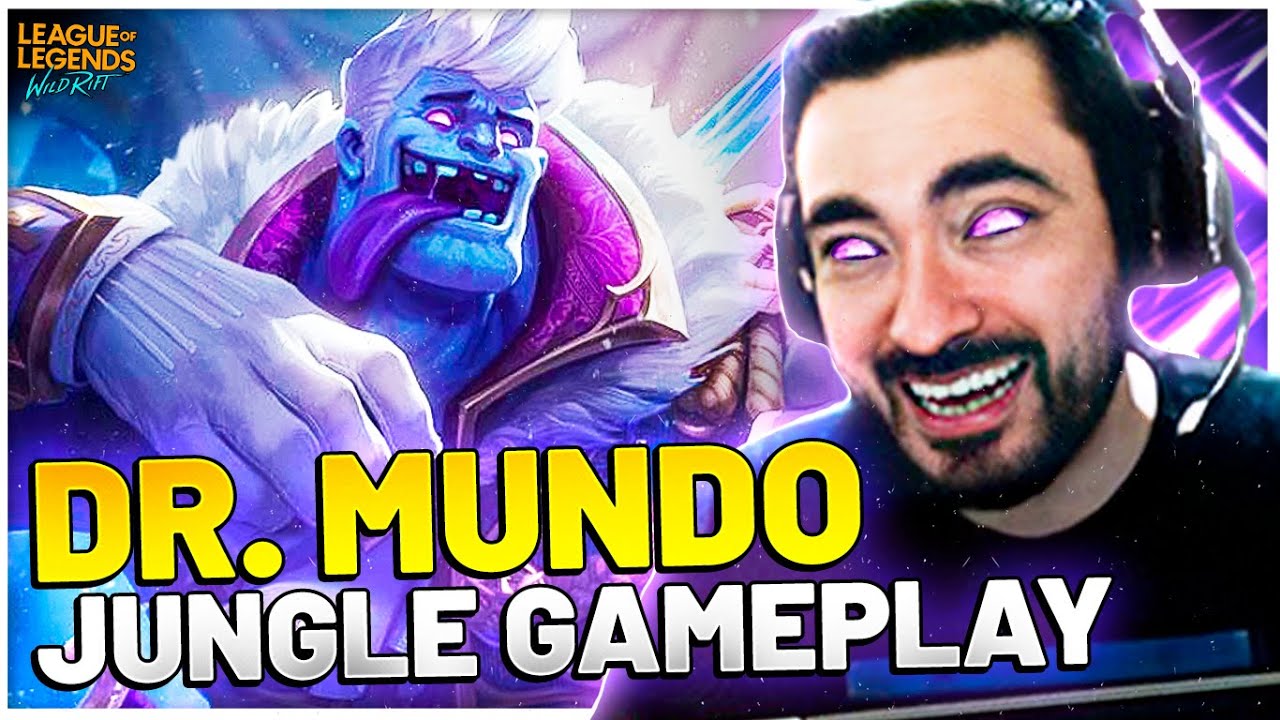 DR. MUNDO CONTINUA MUITO FORTE NA JUNGLE - League of Legends Wild Rift ...