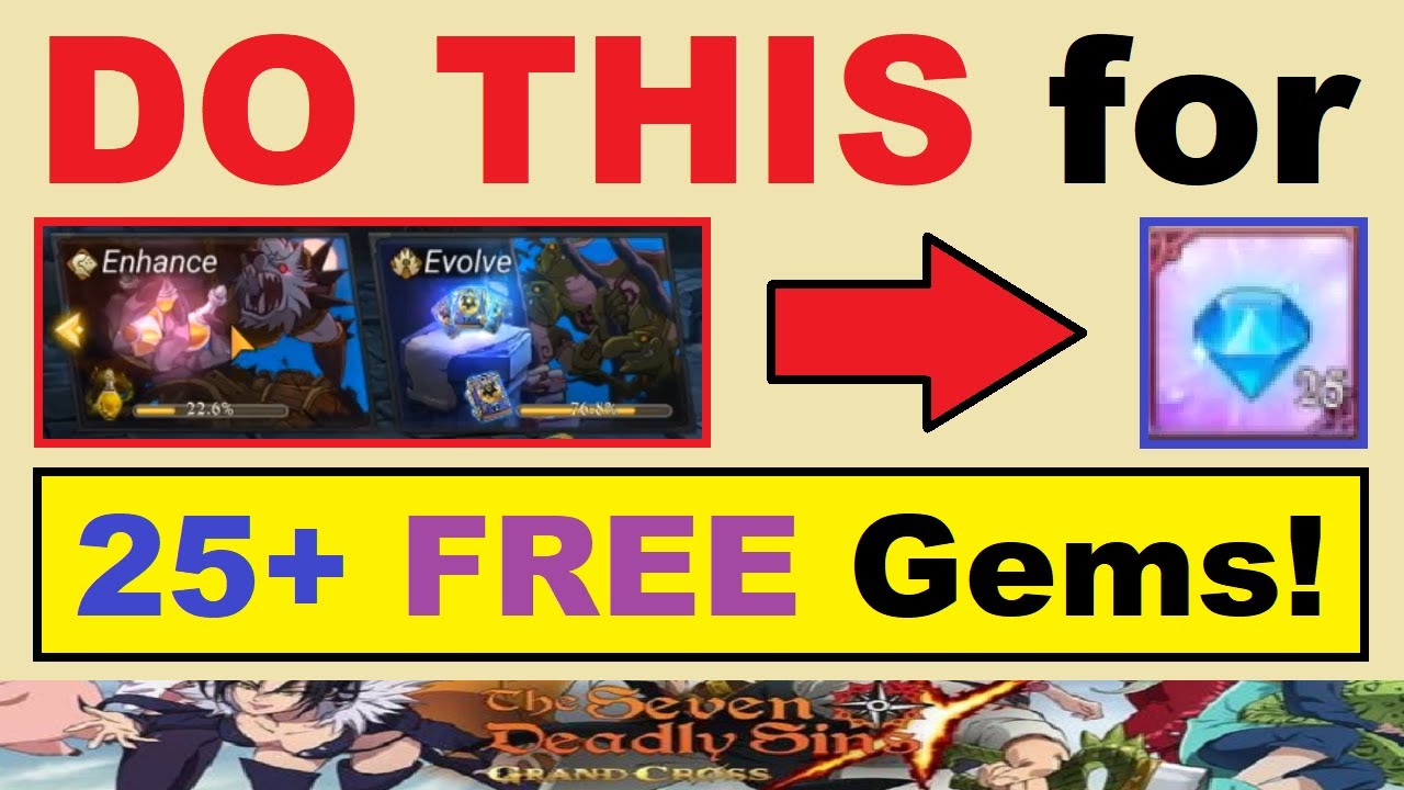 ~DO THIS~ for 25+ Easy *FREE* Gems!.. (Fully Explained) 7DS Seven ...