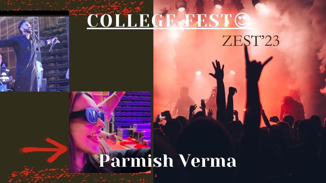 College Fest😍Parmish Verma|JEMTEC| JIMS GREATER NOIDA|Prerna Arora ...