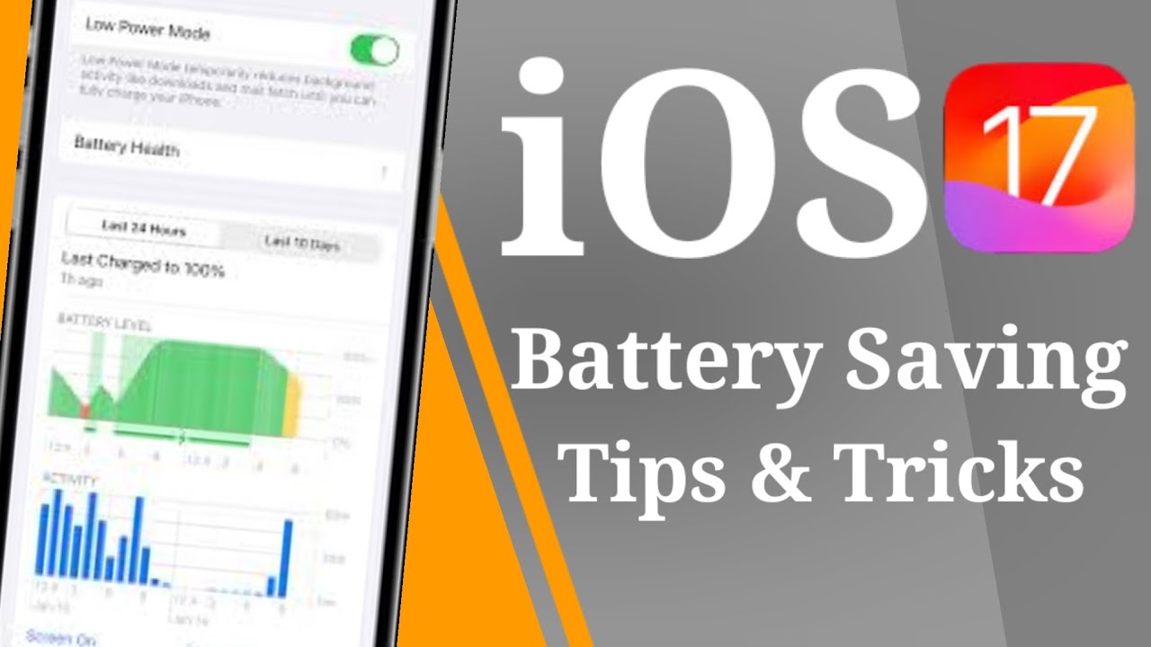 iOS 17 Battery Saving Tips And Tricks || iPhone Battery Save For Long ...