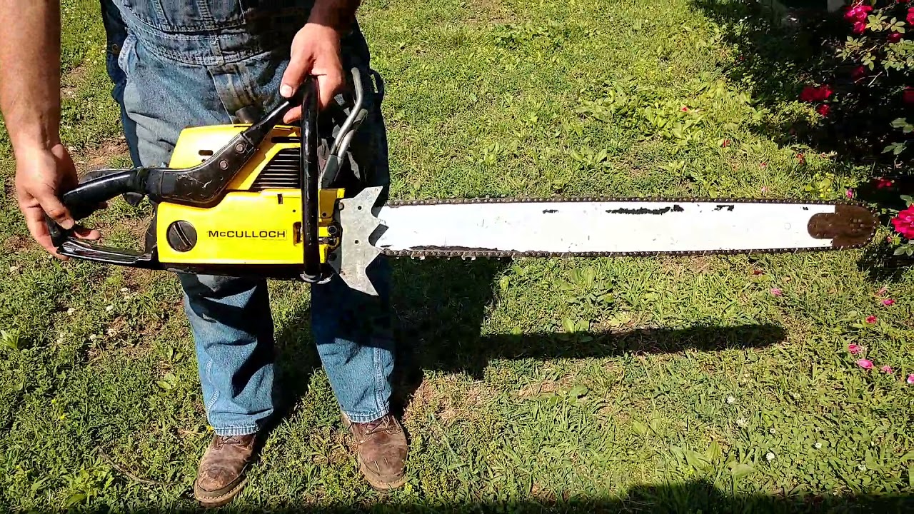 McCULLOCH Pro Mac 1000 - YouTube