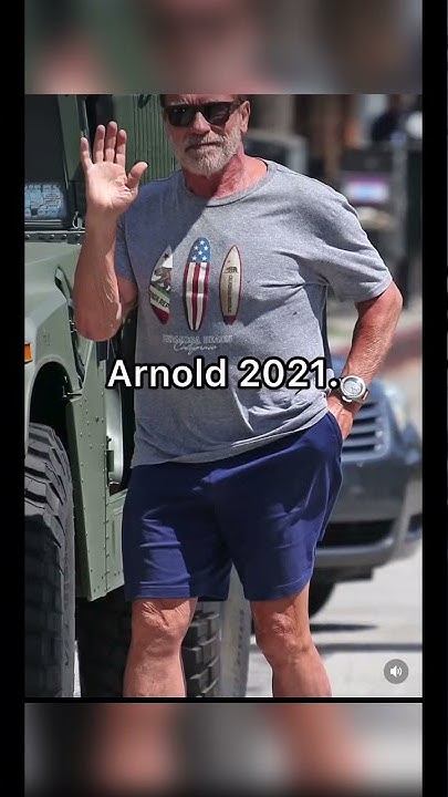 Arnold Then Vs Now Arnoldschwarzenegger Bodybuilding Shorts Gym Legend Ashortsaday Viral