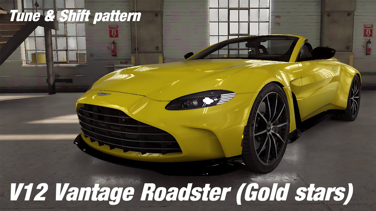 [4K] CSR2 | Aston Martin V12 Vantage Roadster (Gold stars) • Tune ...