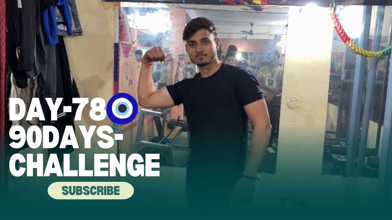 Day-78🧿 || 90days/challenge || making body without protein or gainer 🔥 #challenge #gym #trending ...